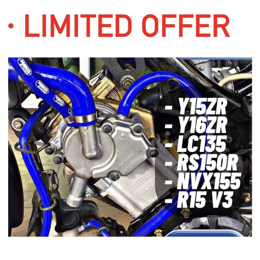 YAMAHA SAMCO RADIATOR HOSE RACING LC135 Y15 Y16 ZR HOSE TANKI COOLANT ...