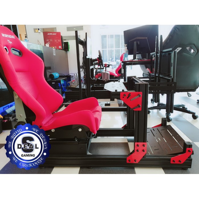 [FULL RIG] GEN3 GT1 ALUMINIUM 4080 HIGH PROFILE COCKPIT SIMULATOR SIM ...