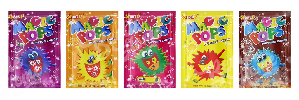 GeeeF Magic Pops Popping Candy 5.5g 跳跳糖 (Wholesale Message) | Shopee ...