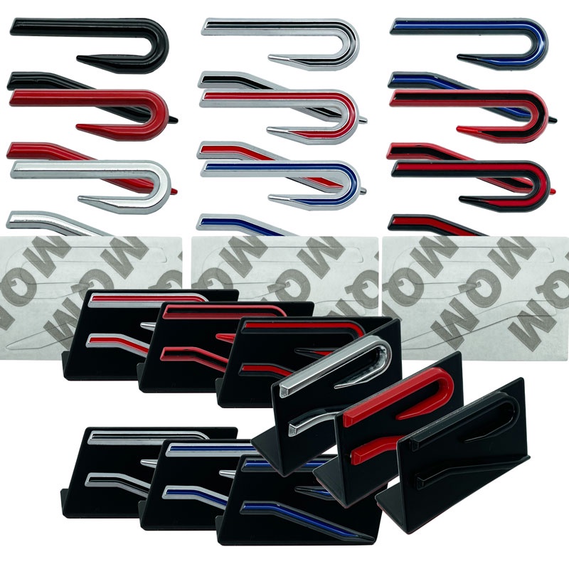 Car Front Hood Grille Emblem Badge Sticker For Volkswagen VW R line ...