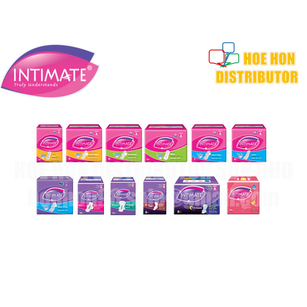 Intimate Sanitary Pad 10s / 20s Maxi Non Wing, Maxi Wing, Slim ...