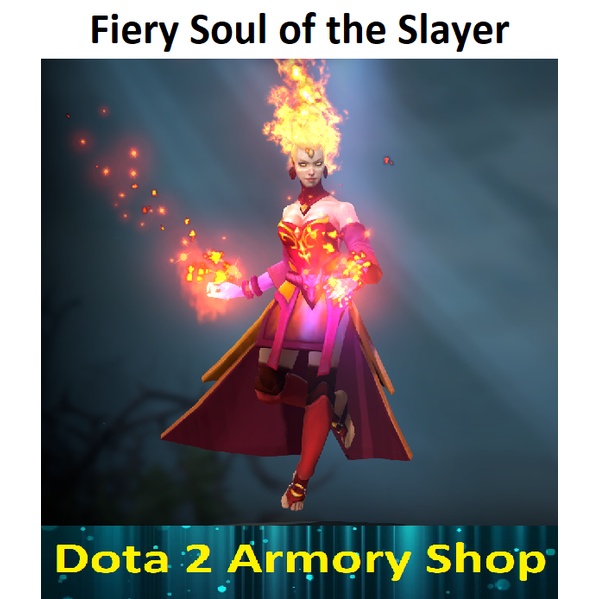 Dota2 Lina🔥Arcana🔥Fiery Soul of the Slayer | Shopee Malaysia