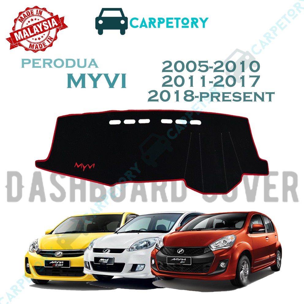 Perodua Myvi Icon Lagi Best Velvet Dashboard Leather Cover Dashboard ...