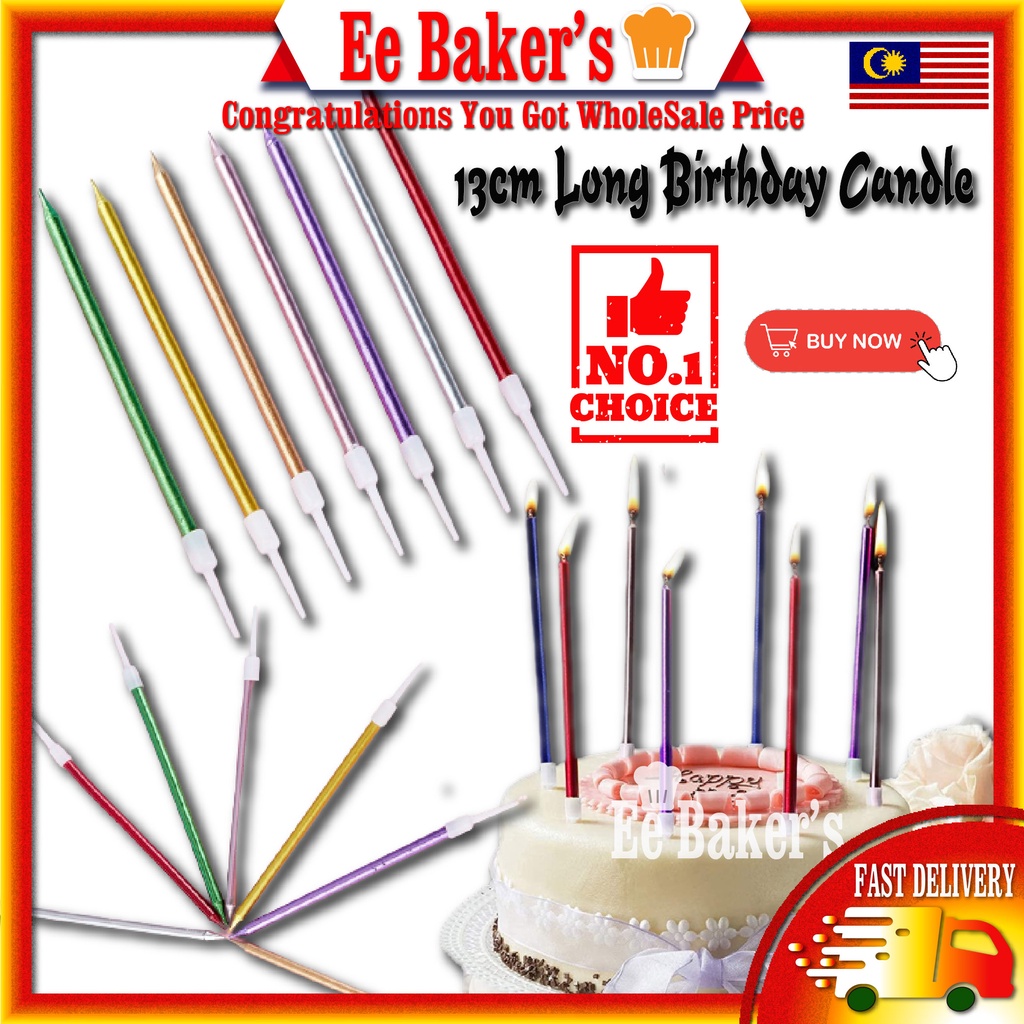 13cm Long Birthday Candle decoration happy birthday candle ins candle ...