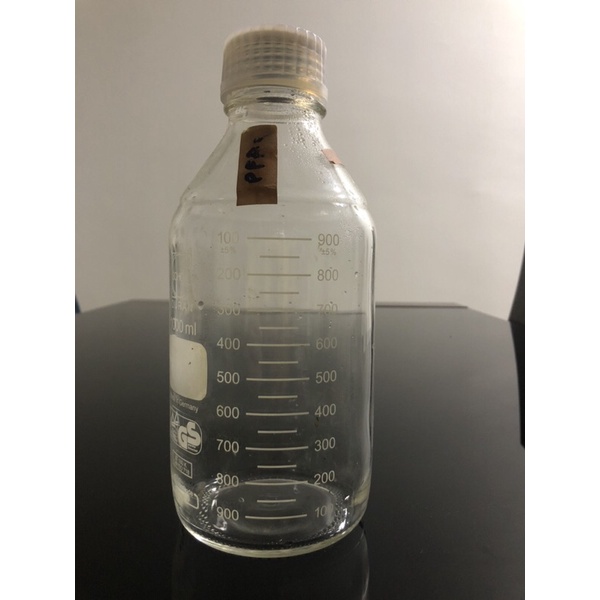DURAN Laboratory Glass Sampling Bottle 1000ml 1Liter Capacity Bottle ...