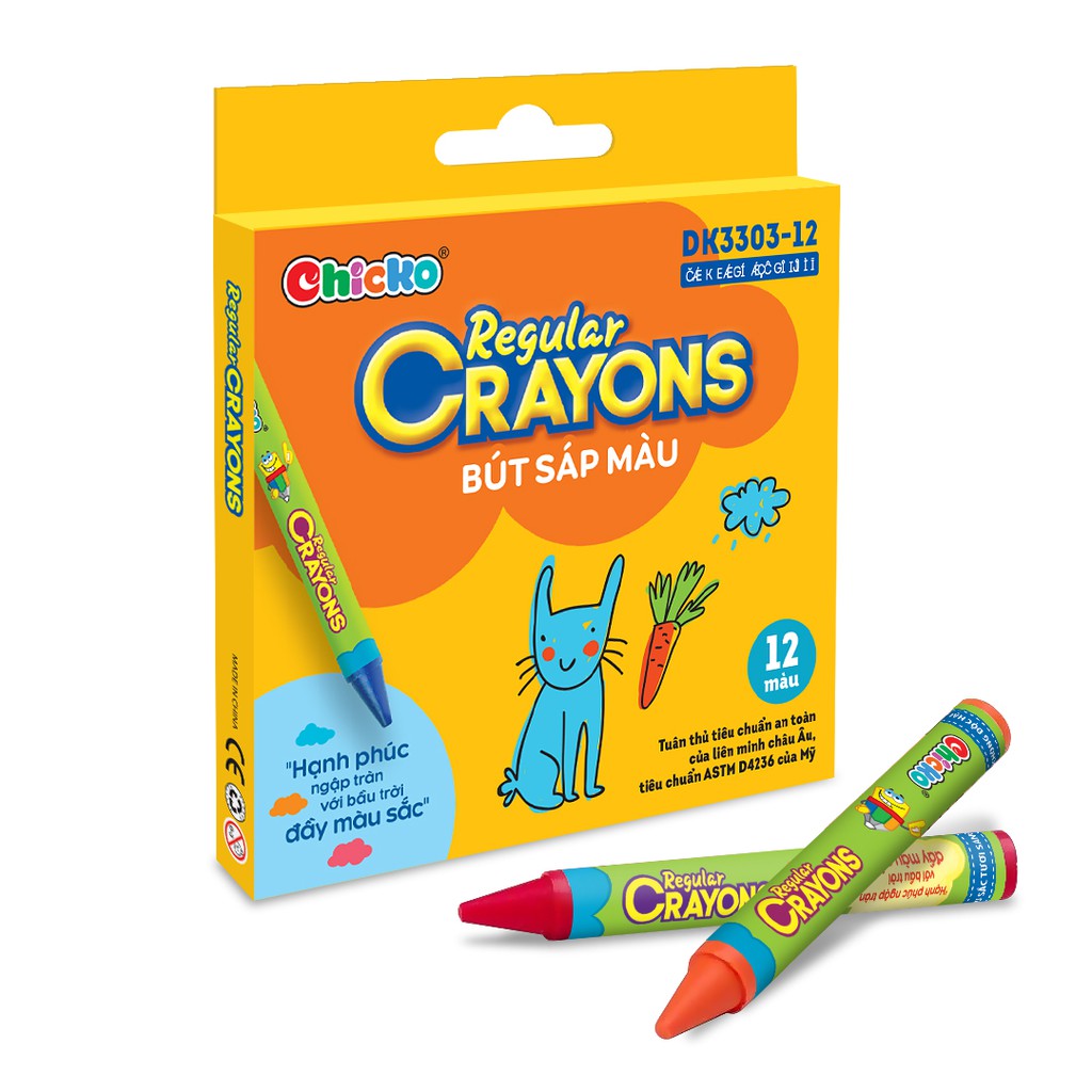 Reglar CRAYONS COLOR WAX PEN (12 COLORS) | Shopee Malaysia