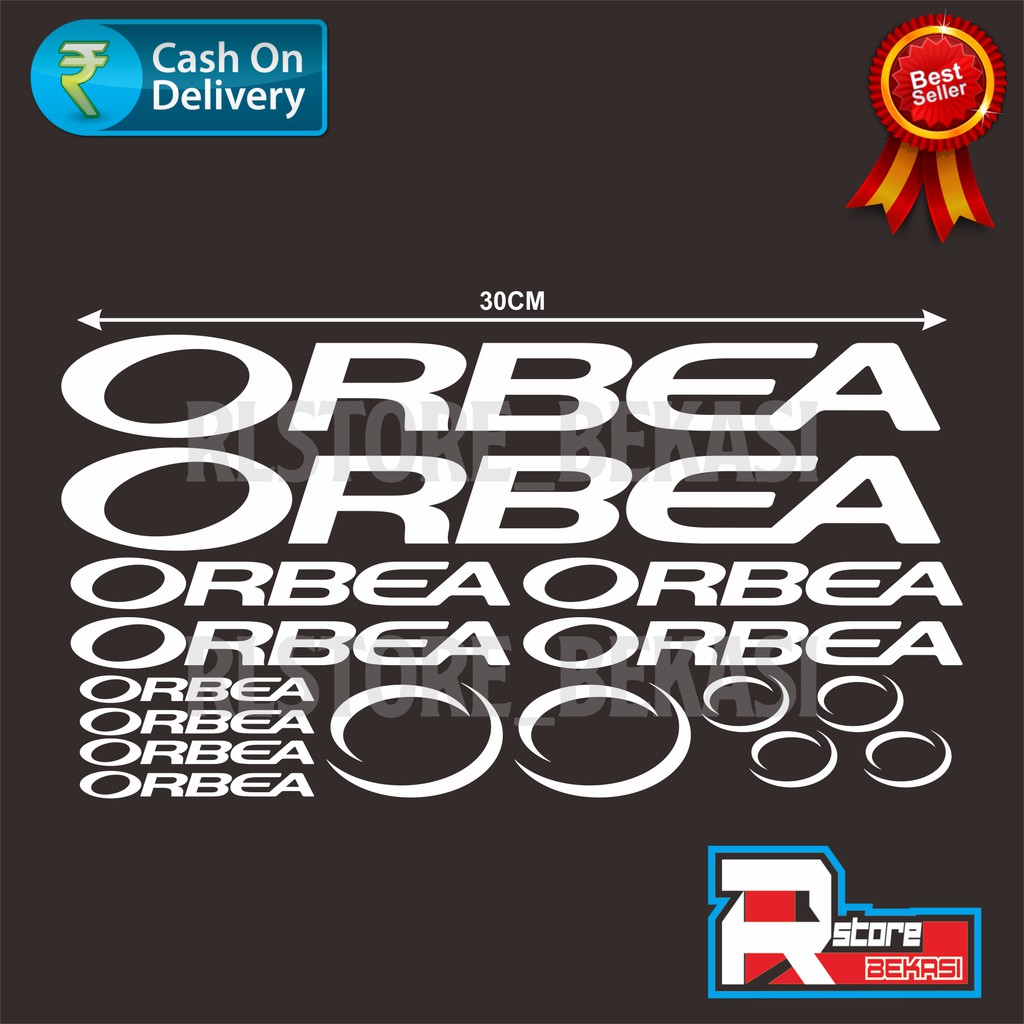 Cutting Sticker DECAL ORBEA Bicycle FRAME 16PCS | Shopee Malaysia