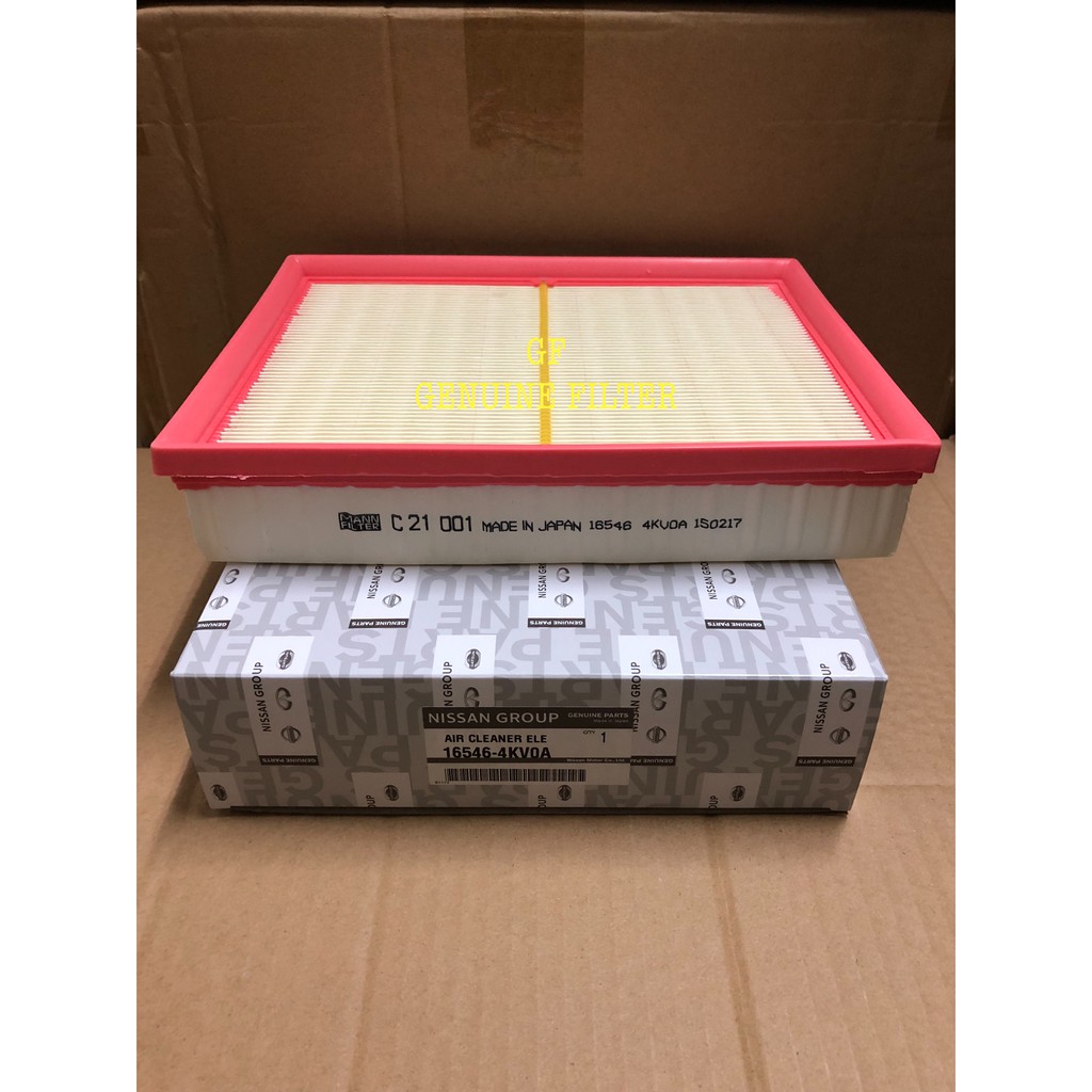 NISSAN NAVARA D23 NP300 2015 PRESENT AIR FILTER 16546-4KV0A | Shopee ...