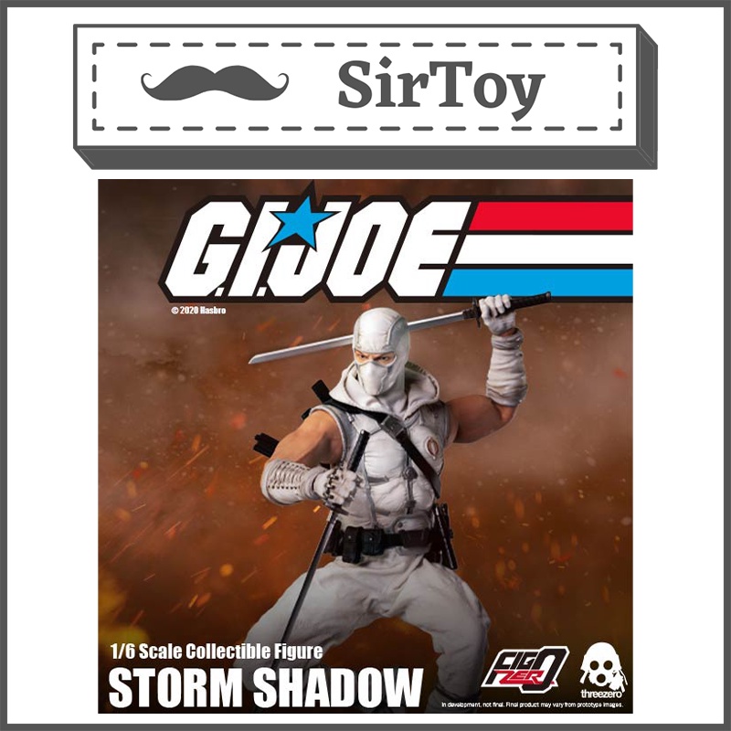 ThreeZero 1/6th Scale G.I. Joe: Storm Shadow Collectible Figure | Shopee Malaysia