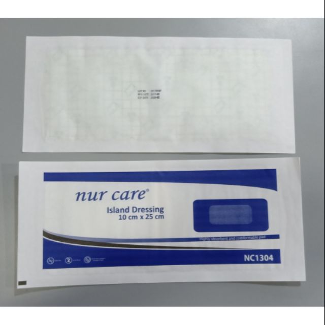 Wound Dressing Plaster Waterproof 10cm x 25cm (Plaster Luka) | Shopee ...