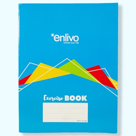 Enlivo Exercise Book F5 (80 pages/70gsm) Buku Tulis Latihan / Exercise ...