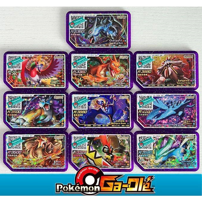 ready stock Pokemon Gaole Part.1 Modified 5 Star purple shine disc look ...