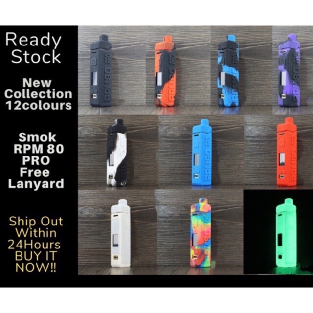 [Ready Stock]Smok RPM80 Pro Pod Silicone Case Protective Cover With ...