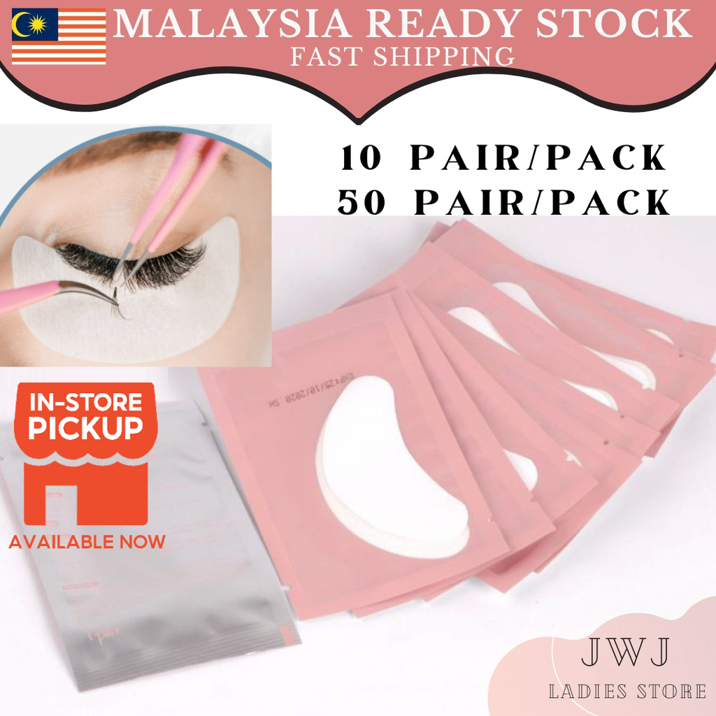 [READY] 50/10 Pairs Disposable Eyelash Grafted Paper Eyelash Extension ...