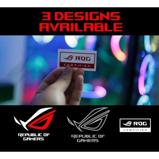 ASUS ROG Vinyl Decal Sticker | Shopee Malaysia