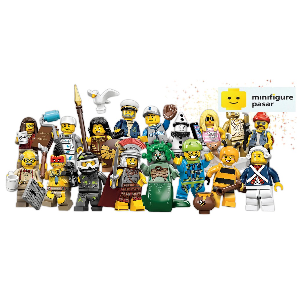 [MP] Lego 71001 Collectible Minifigure Series 10: Complete Set of 16 ...