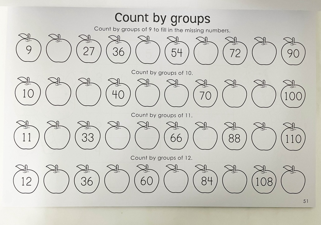 Little Genius Times Table Giant Book for Kids Fun Pad Educational ...