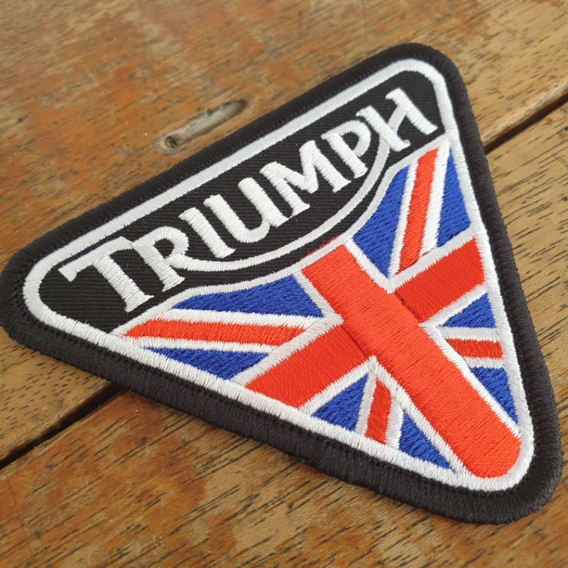 Triumph motorcycles embroidery patches 01 (Ready Stock) | Shopee Malaysia
