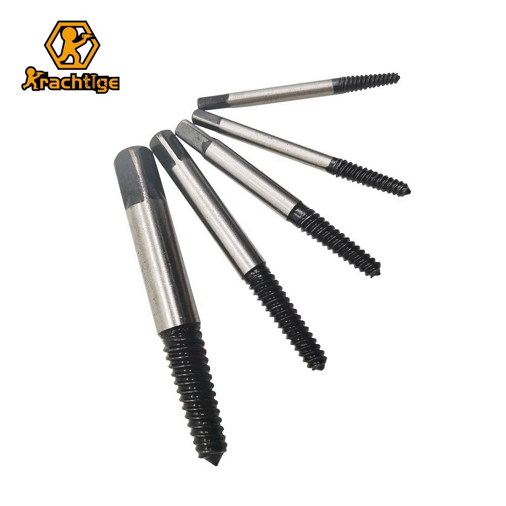 Krachtige 5Pcs Steel Broken Speed Out Damaged Screw Extractor Drill Bit ...