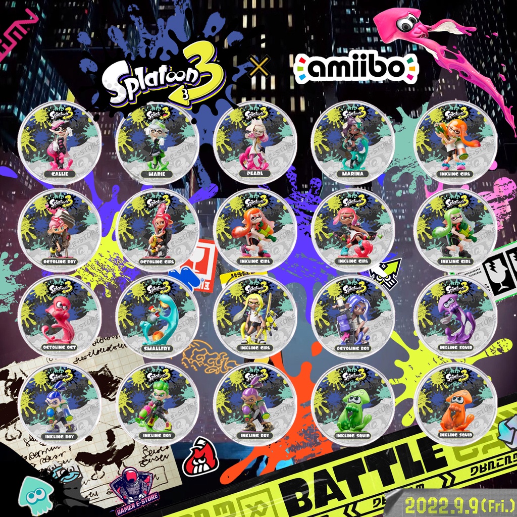 Splatoon 3 Amiibo - 斯普拉遁 3 Amiibo | Shopee Malaysia