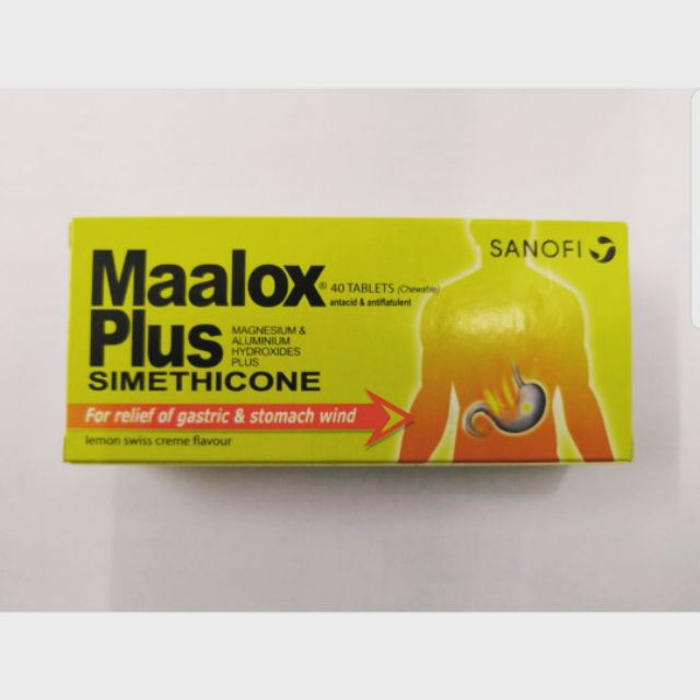 Maalox Plus Tablets/ 40tablets | Shopee Malaysia