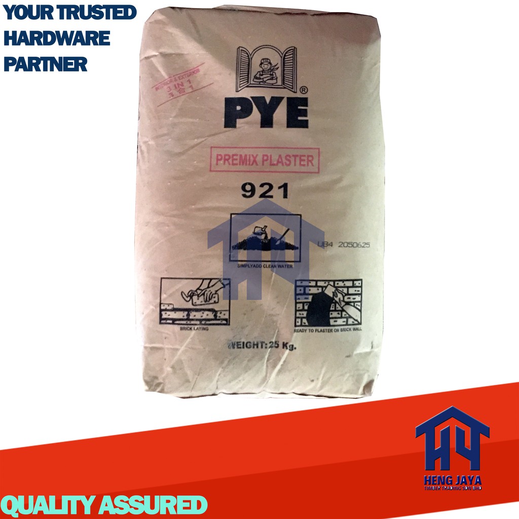 [PYE] Premix Plaster 921 - 25kg | Shopee Malaysia