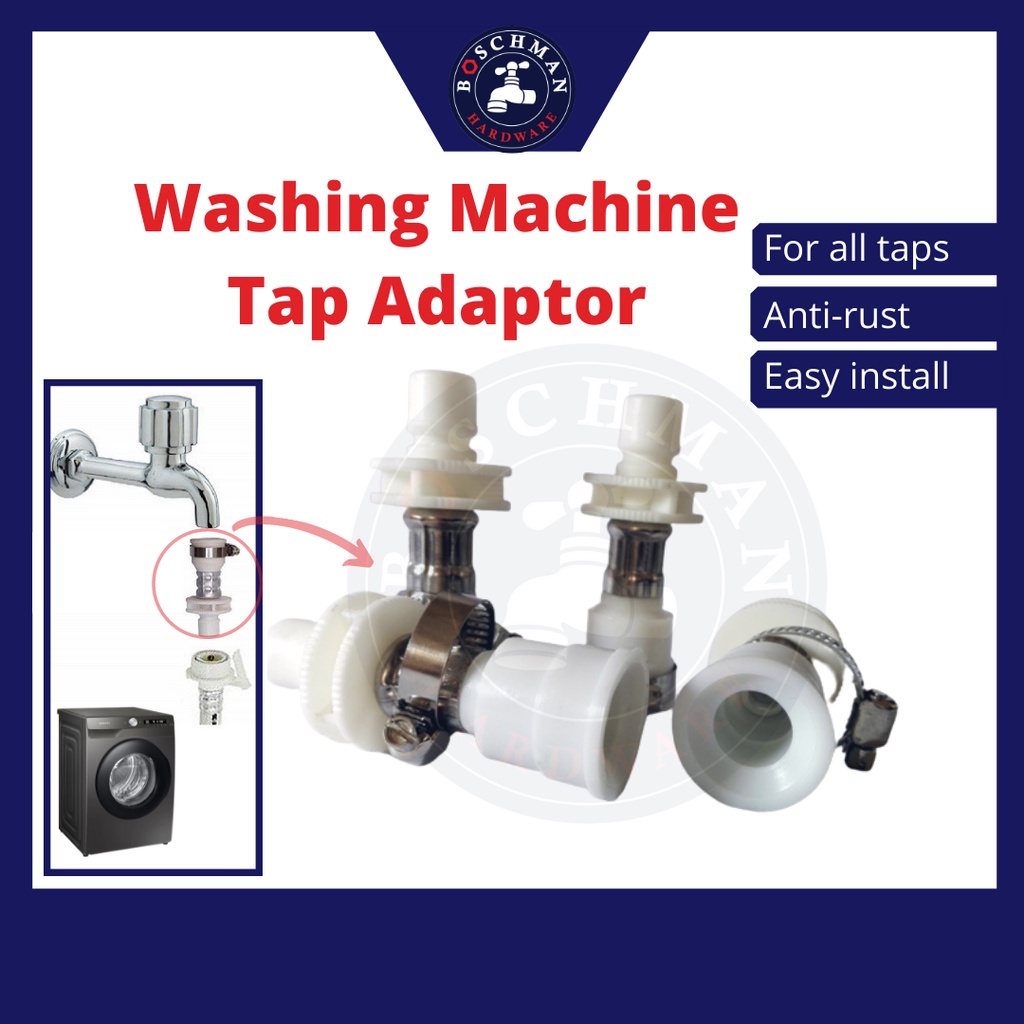 Washing Machine Water Tap Adaptor Water Inlet Pipe Hose Connector ...