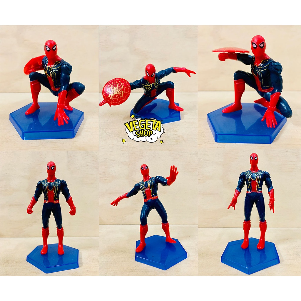 Avengers - Marvel - DC model - Complete set of 6 Spider Man pose models ...