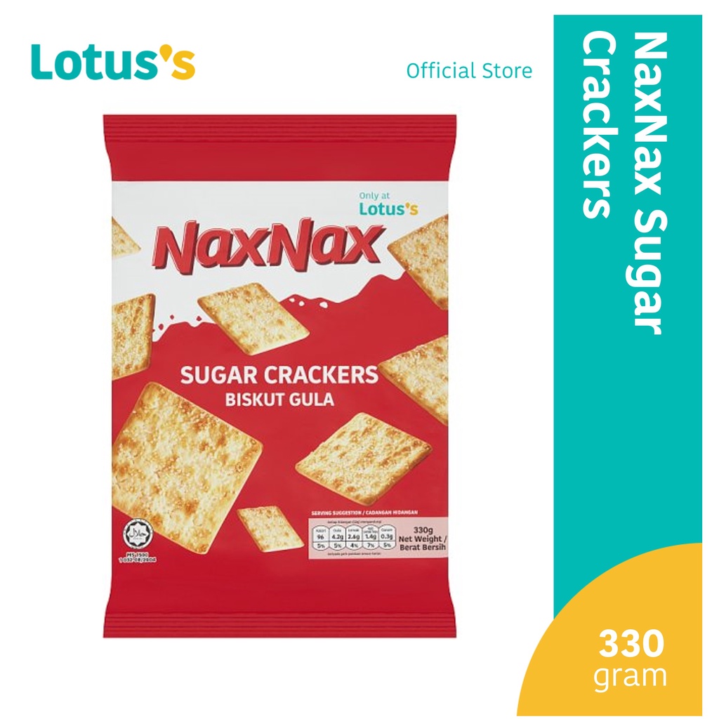 NaxNax Sugar Crackers 330g | Shopee Malaysia