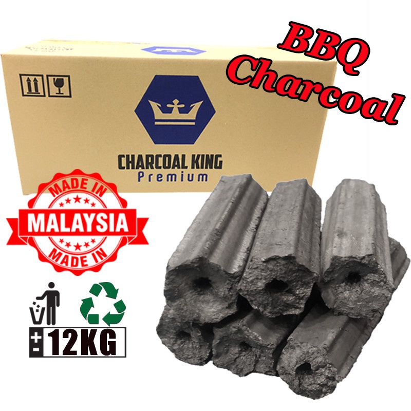Charcoal Arang BBQ 12kgs± ♻️ Green charcoal 火炭 环保炭 BBQ Charcoal ...