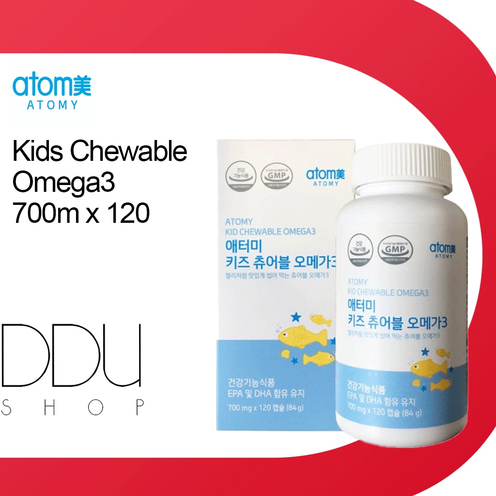 ATOMY / Kids Chewable Omega 3 (700mg x 120 capsules) / 84g | Shopee ...