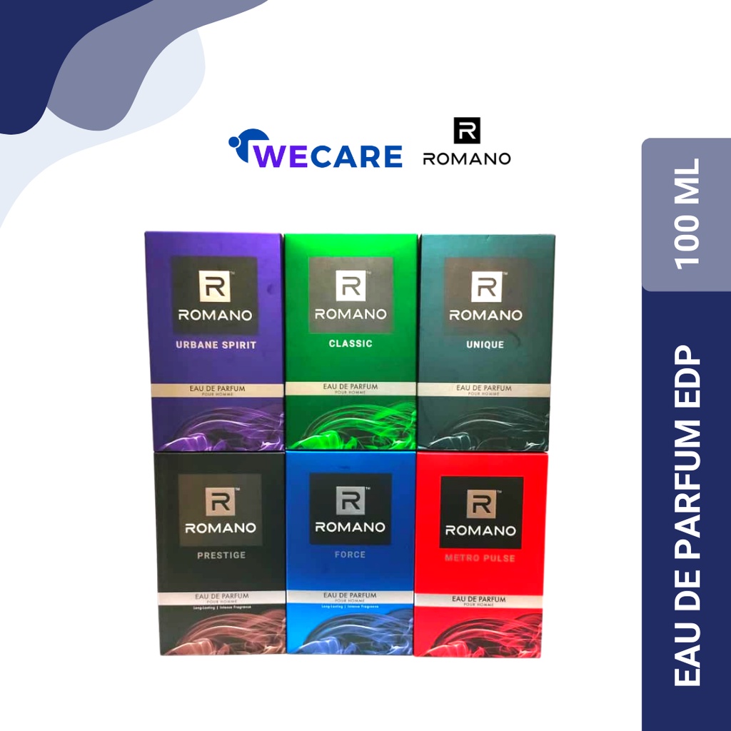 Romano Eau De Parfum EDP (100ml) - (Unique/Force/Urbane Spirit/Metro ...