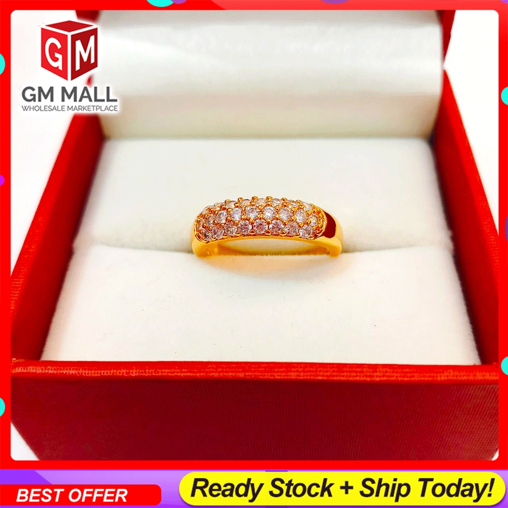 Cop 916 Emas Bangkok Emas Korea GM Mall Ring Gold Plated - Cincin Emas ...