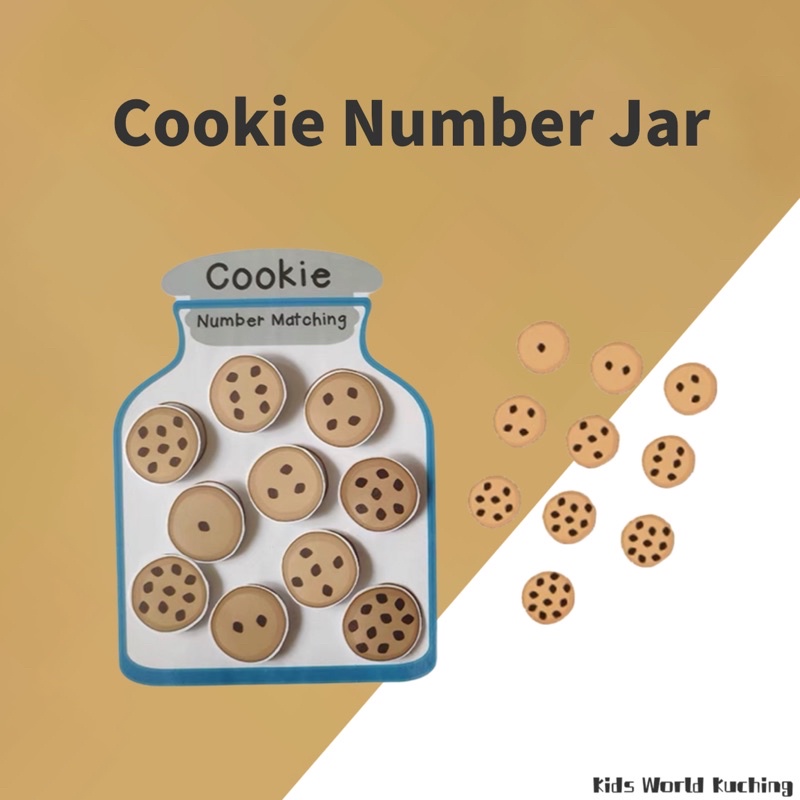 Quite Book Interactive Learning Cookie Jar Number Learning Preschool ...