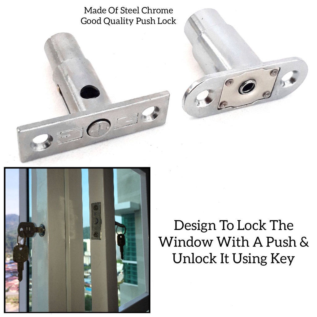 HOME WINDOW PUSH LOCK FOR WINDOW LOCK | Shopee Malaysia