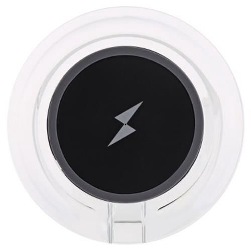 UNIVERSAL PORTABLE QI WIRELESS POWER CHARGING PAD CRYSTAL ROUND SHAPE ...