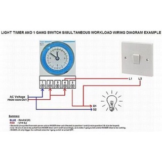 HAGER EH711 24HRS ANALOG TIME SWITCH / TIMER | Shopee Malaysia
