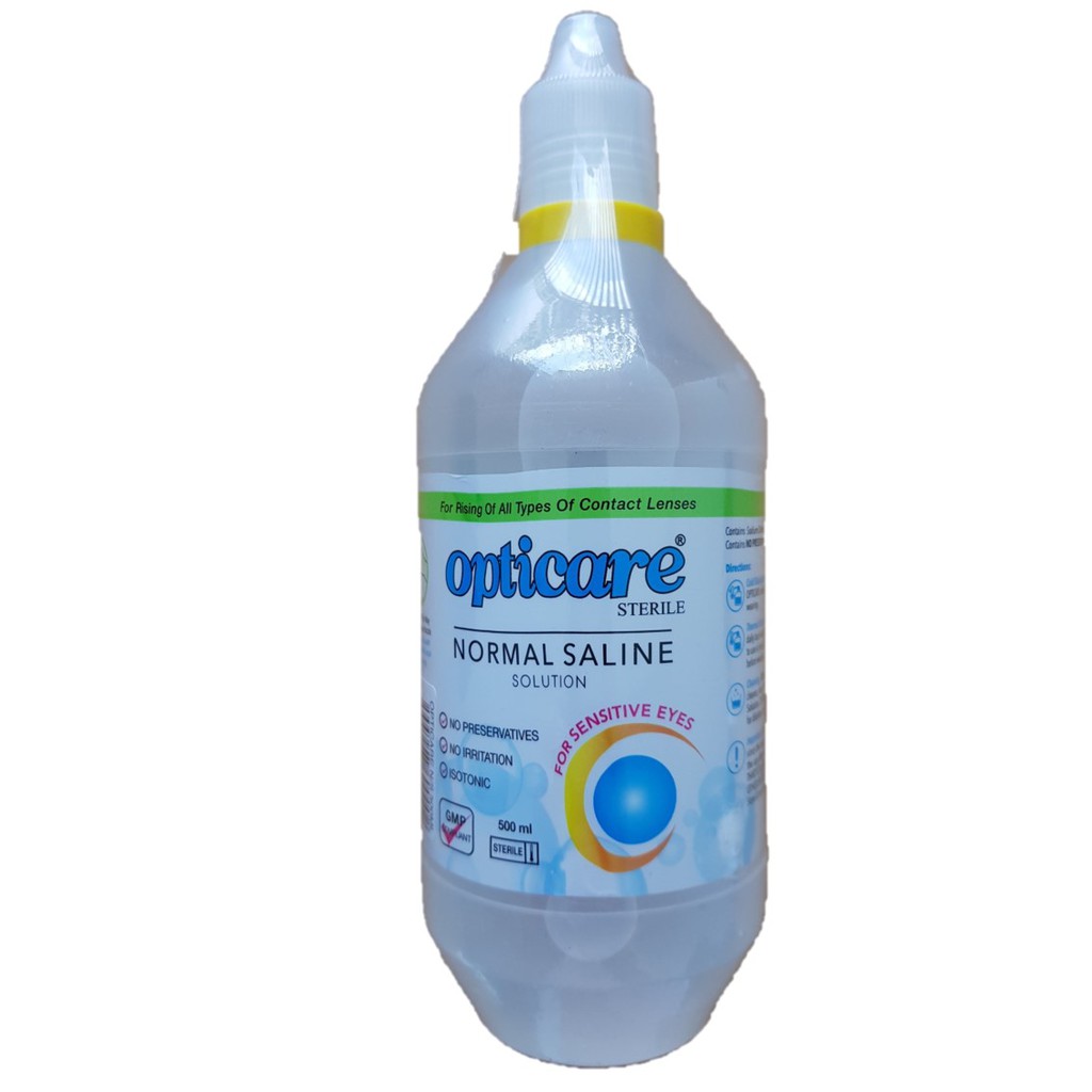 OPTICARE Normal Saline Solution (500ml) | Shopee Malaysia