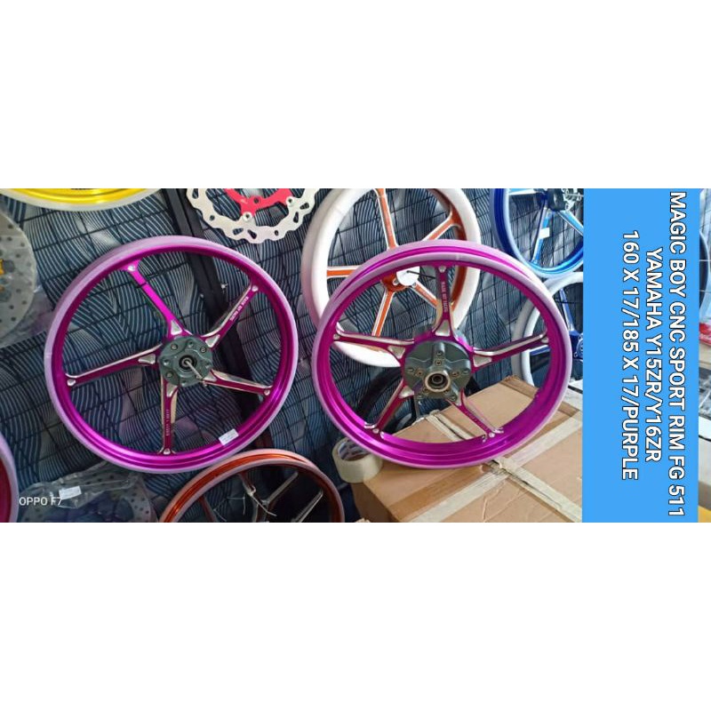 MAGIC BOY CNC SPORT RIM SPORTRIM FG 511 YAMAHA Y15ZR/Y16ZR 100% ...