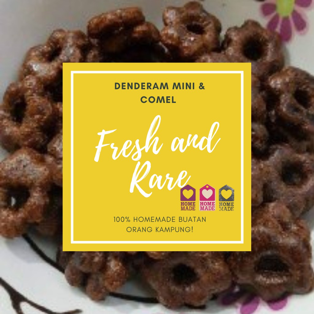 [HOMEMADE] KUIH DENDERAM COMEL 100% BUATAN ORANG KAMPUNG RARE | Shopee ...