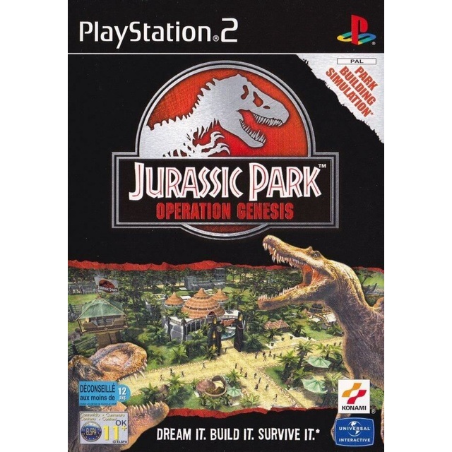 PS2 CD Game Playstation Disc Games Jurassic Park Operation Genesis ...