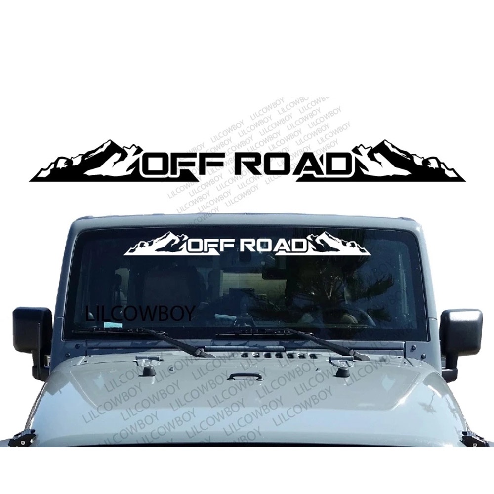 For OFF ROAD Stickers- Windshield Banner Car Decal Back Window Vinyl ...