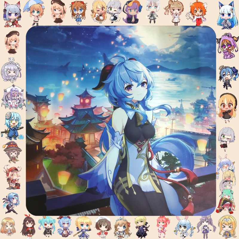 Mihoyo Genshin Impact Ganyu A Night In Liyue Harbor Mousepad Official ...