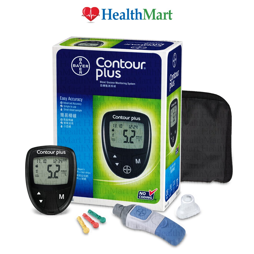 Bayer Contour Plus Glucose Monitoring System kit | Shopee Malaysia