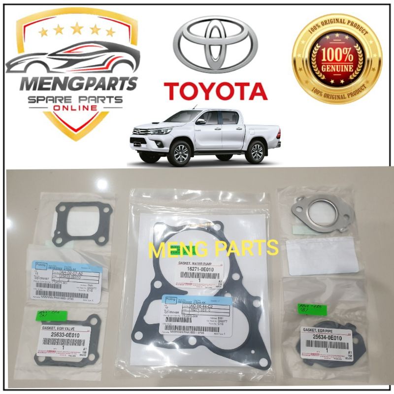 ORIGINAL TOYOTA HILUX REVO ,ROCCO 2.4,2.8 1GD,2GD EGR VALVE GASKET ...