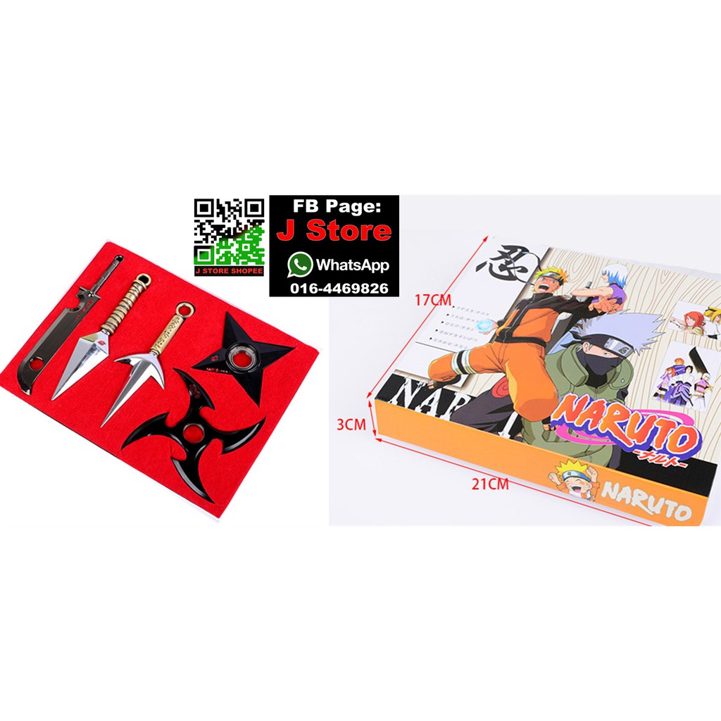 Naruto weapon collection set ( J Store ) | Shopee Malaysia