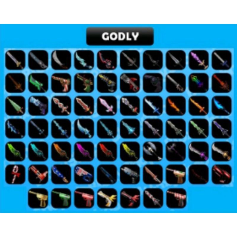 mm2 godly check desc b4 buying(i dont have all) | Shopee Malaysia
