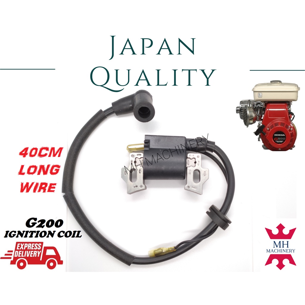 Honda 5.5HP G200 Electronic Ignition Coil/Pump Air Honda Plug Coil C/W ...