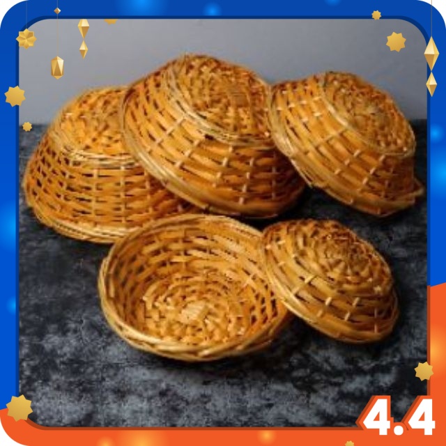 Bakul Rotan Anyam / Rattan Basket / Food Photography Prop | Shopee Malaysia