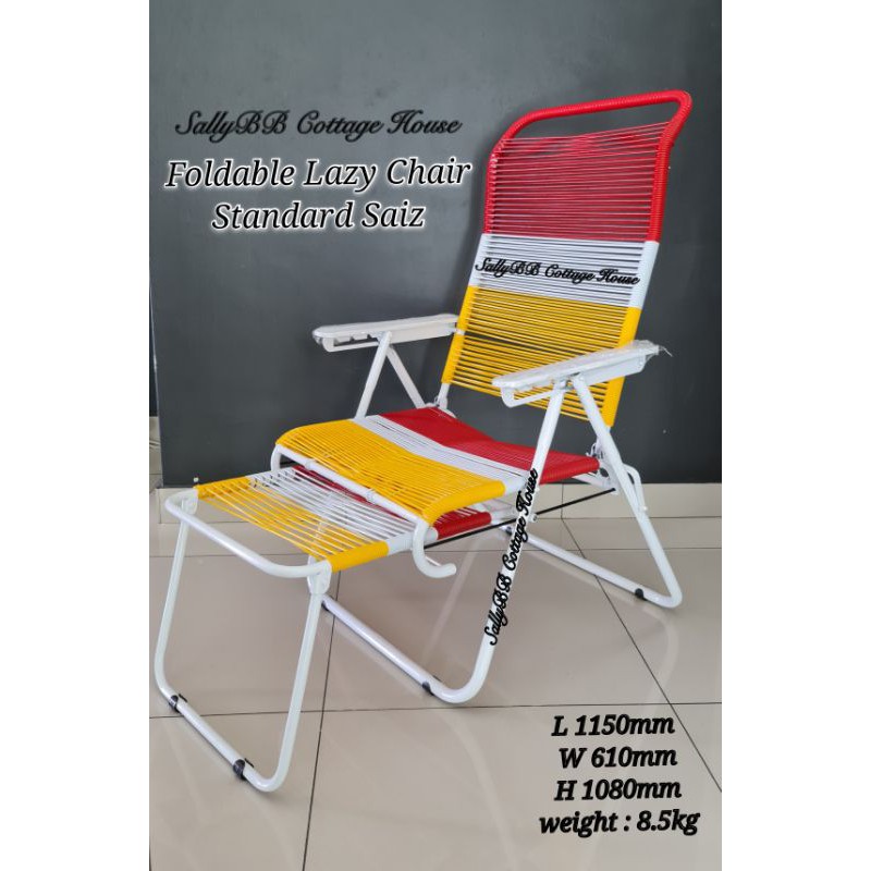 Foldable Lazy Chair Standard Saiz Dilipat kerusi malas Shopee Malaysia
